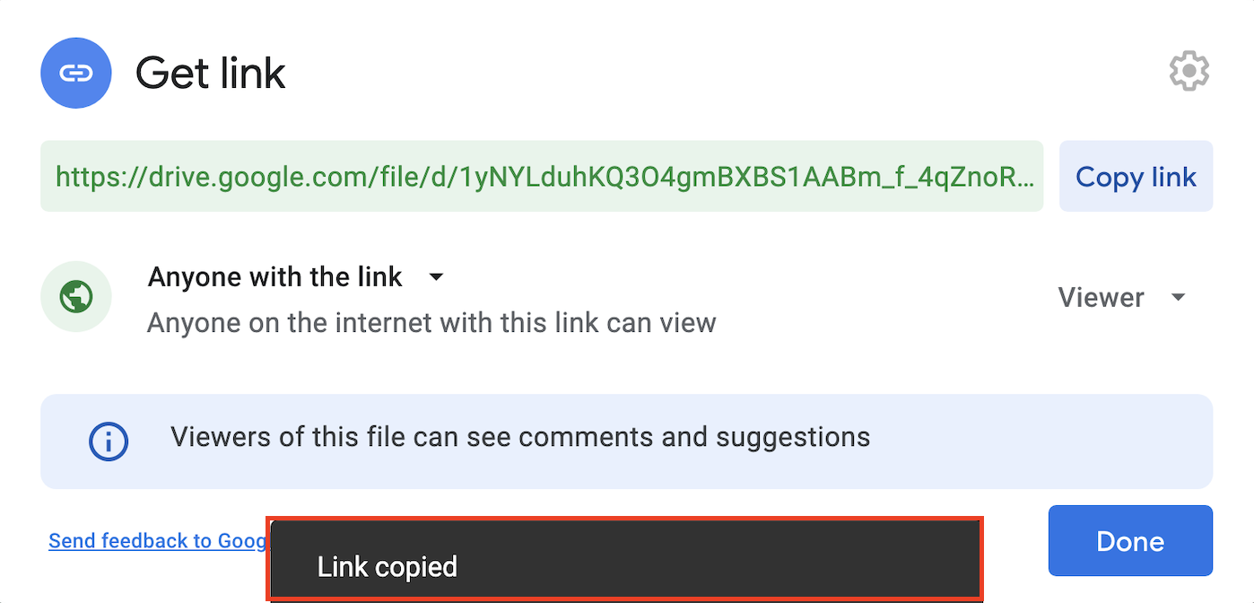 How to create a shareable link – Photographer's Edit Support